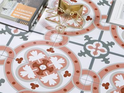 China Beige 20x20cm Non-Slip Ceramic Rustic Tile for Bathroom Kitchen for sale