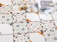 China Beige 20x20cm Ceramic Rustic Tile for Indoor Walls for sale