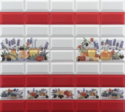 China White Body Glossy Subway Porcelain Wall Tiles 75x152mm 150x305mm for sale
