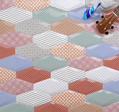 China AAA Grade 10x20cm Bevelled Bread Wall Tiles for Indoor Use for sale