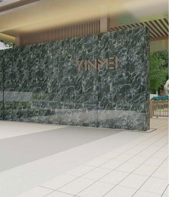China Green Full Polished Glazed Outdoor Stone Tiles 600x1200mm for sale