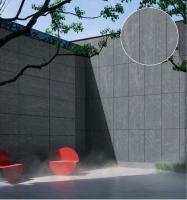 China Dark Gray 60x120cm Matte Antique Finish 3D Line Outdoor Porcelain Tile for sale