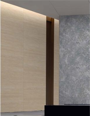 China Light Yellow Travertine Matte Antique Outdoor Tile 60x120cm for sale