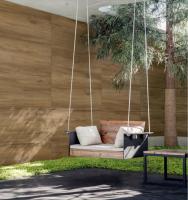 China Light Brown Wood Grain Matte Antique Outdoor Stone Tile 600x1200mm for sale