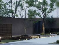 China 600x1200mm Cement Dark Grey Firebrick Curtain Wall Tile for sale