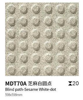 China Gray Yellow 600x600mm Scratch-resistant Blind Path Tile for sale