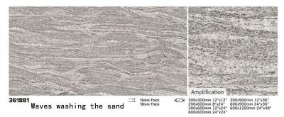 China Gray Porcelain Floor Tile 600x1200mm Full Body Wear-Resistant for sale