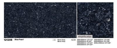 China Blue Brown Outdoor Porcelain Paving Tile 300x300mm 600x1200mm for sale