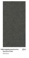 China Black 600x1200mm Clay Pool Paving Tile 18mm Thick for sale