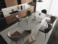 China Gray Polished Sintered Stone Slab 1420x2700mm for sale