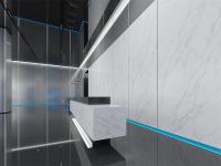 China White Matte Sintered Stone Slab 1420x2700mm for Office Floors for sale
