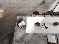 China 1420x2700mm White Sintered Stone Slab for Indoor Floor for sale