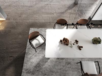 China 1420x2700mm White Sintered Stone Slab for Indoor Floor for sale