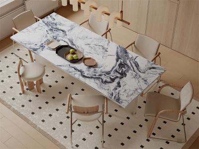 China Polished Sintered Stone Slab 1600x3200mm for Dining Room for sale
