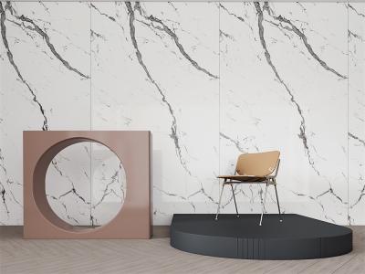 China 1600x3200mm Polished Sintered Stone Slab for Villa Design for sale