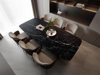 China Black Matt Sintered Stone Slab 1600x3200mm for Dining Room for sale