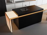 China Black Matte Sintered Stone Slab 1600x3200mm for Interior Decor for sale