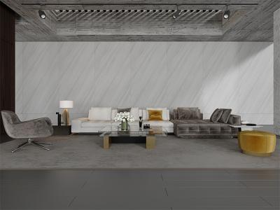 China 1600x3200mm Matt Sintered Stone Slab for Bathroom Flooring for sale