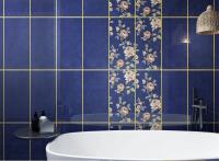 China Antibacterial Gold Plated Ceramic Wall Tiles 300x600mm for sale