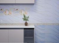China Light Blue Ceramic Wall Tile 30x60cm AAA Grade ISO13006 for sale