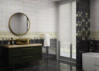 China 300x600mm Vintage Ceramic Wall Tile Dark Gray Mirror Surface for sale