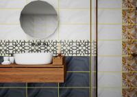 China 300x600mm Gray Firebrick Clay Wall Tiles for Hotel Design for sale
