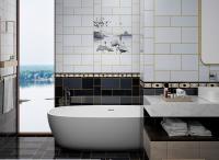 China 30x60cm Wear-Resistant Glazed Ceramic Wall Tile for Hotels for sale