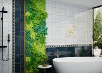 China Waterproof 30x60cm Ceramic Wall Tile for Bathroom Blue for sale