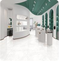 China 600x1200mm White Soft Glazed Porcelain Floor Tile AAA Grade for sale