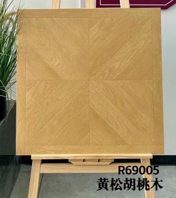 China Brown 600x600mm Antibacterial Ceramic Floor Tile AAA Grade for sale