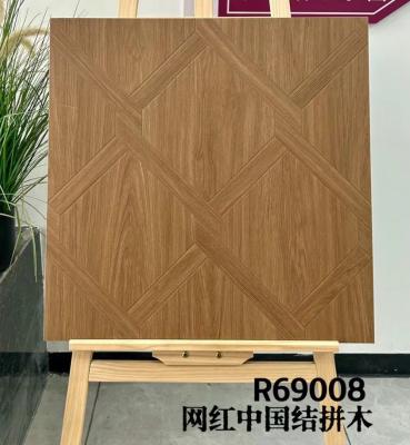 China Brown 60x60cm AAA Grade Ceramic Wooden Tile for Indoor Flooring for sale
