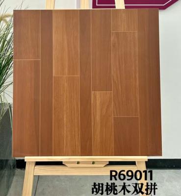 China 600x600mm AAA Anti-Slip Wooden Ceramic Tile Brown for sale