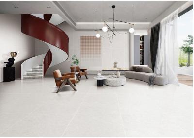 China White 750x1500mm Non-Slip Soft Glazed Porcelain Floor Tile for sale