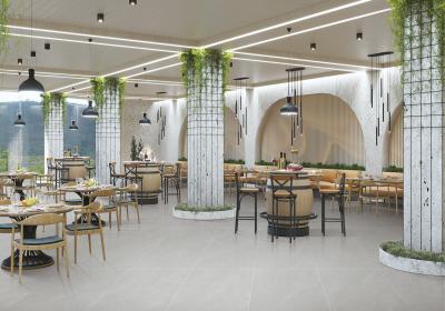 China Gray AAA Grade Porcelain Tile 600x1200mm Indoor Floor for sale