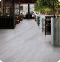China Light Grey 60x120cm Non-Slip Glazed Porcelain Floor Tile for sale