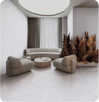 China Light Grey Non-Slip Porcelain Tile 750x1500mm Indoor Floor for sale