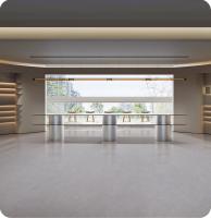 China AAA Grade 750x1500mm Grey Antibacterial Porcelain Floor Tile for sale