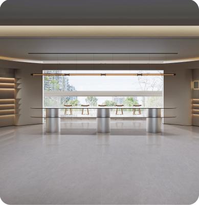 China AAA Grade 750x1500mm Grey Antibacterial Porcelain Floor Tile for sale