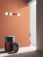 China Orange Soft Glazed Porcelain Tiles 400x800mm 600x1200mm Non-Slip for sale
