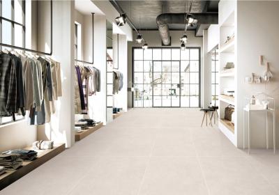 China Beige Grey Soft Glazed Porcelain Indoor Floor Tile 600x1200mm for sale