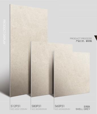 China Gray Starry Glaze Porcelain Wall Tiles 600x1200mm for Bathroom for sale