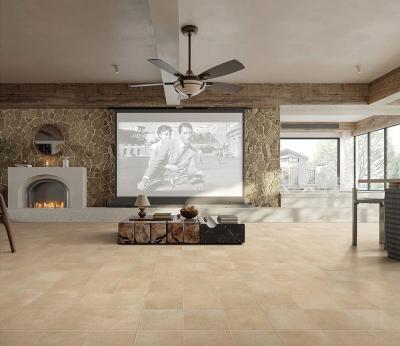 China 60x60cm Light Yellow Rustic Porcelain Tile for Indoor Floor and Wall for sale
