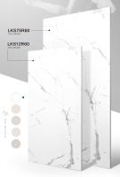 China White Carrara Soft Glazed Porcelain Floor Tiles 600x1200mm for sale