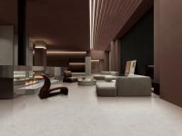 China 600x1200mm Gray Soft Glazed Porcelain Floor Tiles for Indoor Use for sale