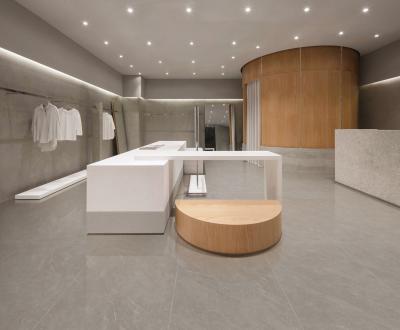 China 24x48 Gray Soft Glazed Porcelain Tiles for Indoor Floor and Wall for sale