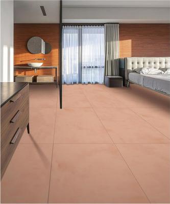 China Soft Glazed Antibacterial Porcelain Tiles 24x48 Kitchen Orange for sale