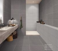 China Acid-Resistant Gray Porcelain Tiles 300x600mm for Walls and Floors for sale