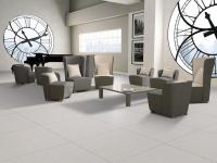 China AAA Grade Full Body Porcelain Tiles 60x60cm Light Gray Indoor Floor for sale
