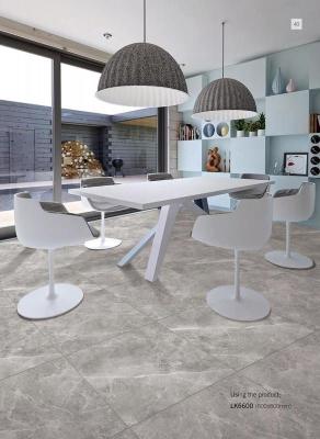 China 600x600mm Gray Full Body Porcelain Tiles for Interior Flooring for sale