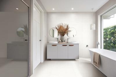 China 400x800mm White Glazed Ceramic Wall Tile AAA Grade Clay for sale